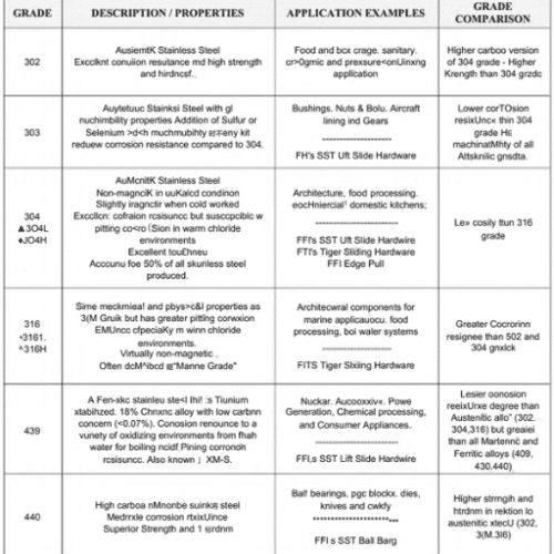Understanding the Stainless Steel Grades Chart for Optimal Corrosion ...